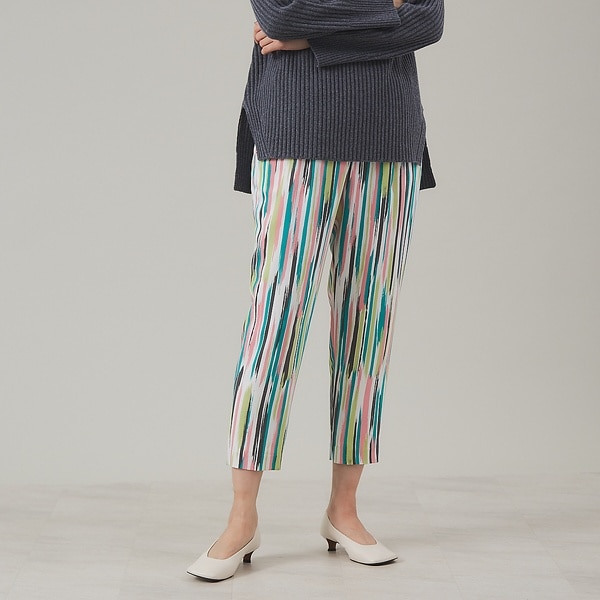 カリテ（qualite）/メルティストライプパンツ