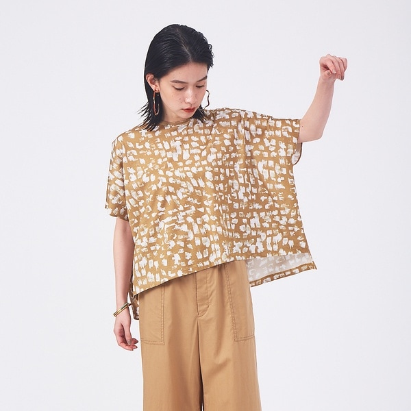 カリテ（qualite）/グラデーションペイント Tシャツ