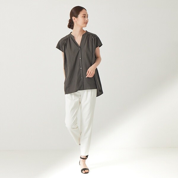 カリテ（qualite）/《セットアップ対応》《新色カーキ登場》2WAYストレッチタックパンツ