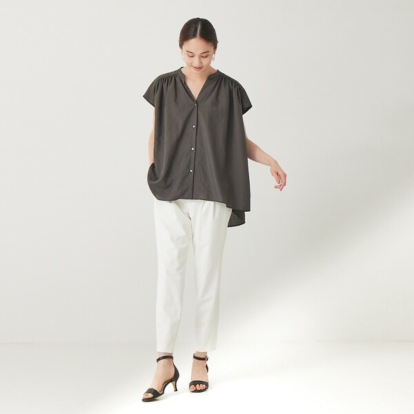 カリテ（qualite）/《セットアップ対応》《新色カーキ登場》2WAYストレッチタックパンツ