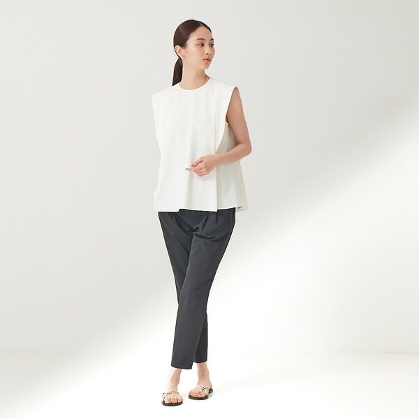 カリテ（qualite）/《セットアップ対応》《新色カーキ登場》2WAYストレッチタックパンツ