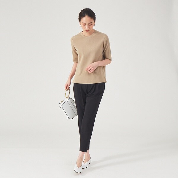 カリテ（qualite）/《セットアップ対応》《新色カーキ登場》2WAYストレッチタックパンツ