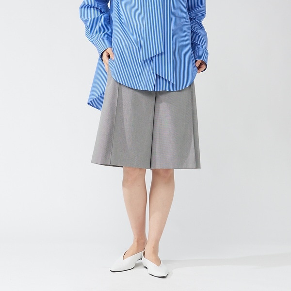 カリテ（qualite）/シャンブレーハーフパンツ