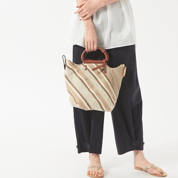 カリテ（qualite）/【mica della valle】diagonaleK 3WAYハンドバッグ