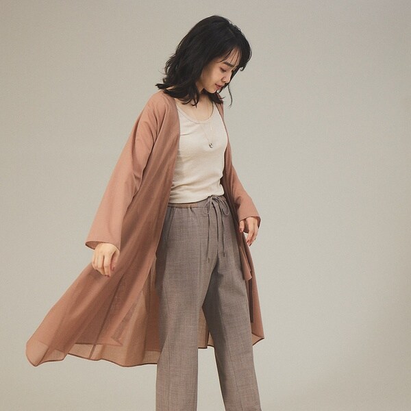 カリテ（qualite）/ウールボイルシャツカーデ