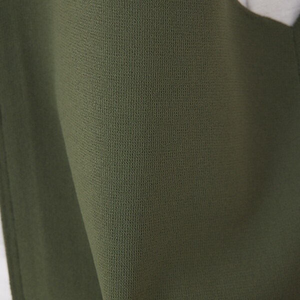 カリテ（qualite）/《セットアップ対応》レーヨンストレッチ2WAYニットジレ