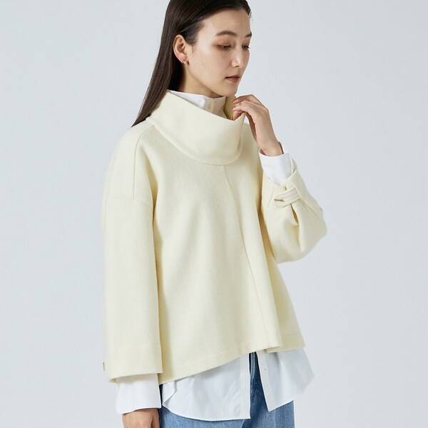 カリテ（qualite）/オフタートルカットソー