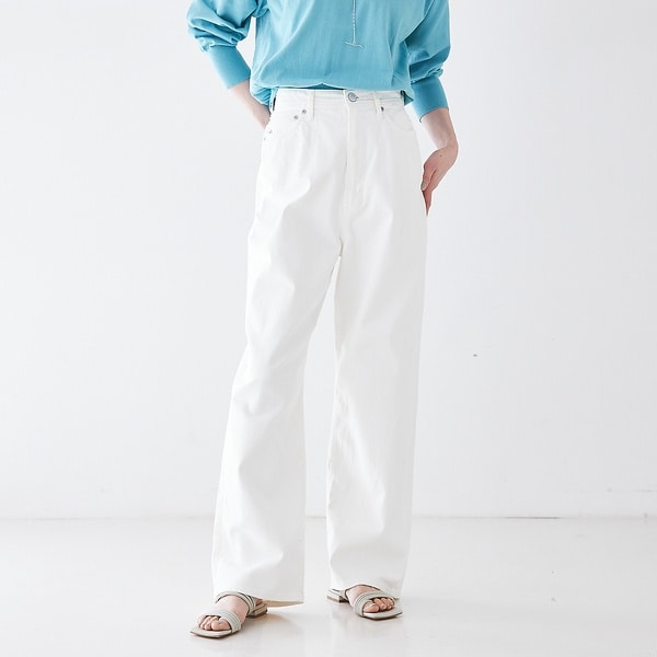 カリテ（qualite）/【YANUK】ルーズストレートデニムパンツ JOAN