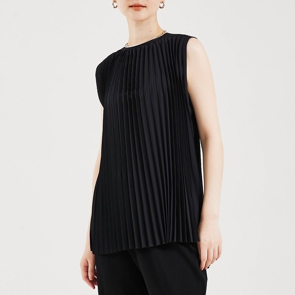 カリテ（qualite）/サーキュラープリーツブラウス