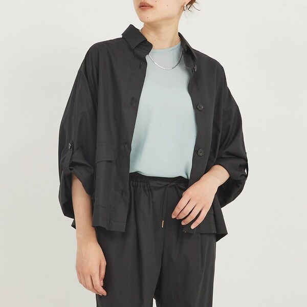 カリテ（qualite）/ダンプシャツブルゾン