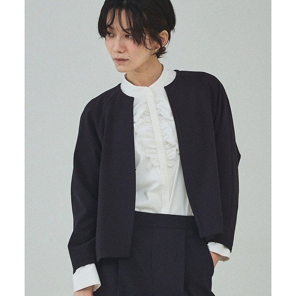 カリテ（qualite）/バックペプラムジャケット