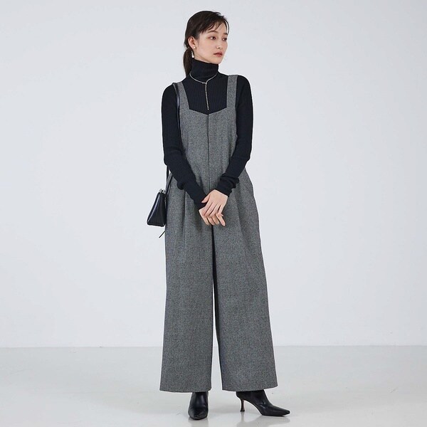 カリテ（qualite）/ウールサキソニーサロペット