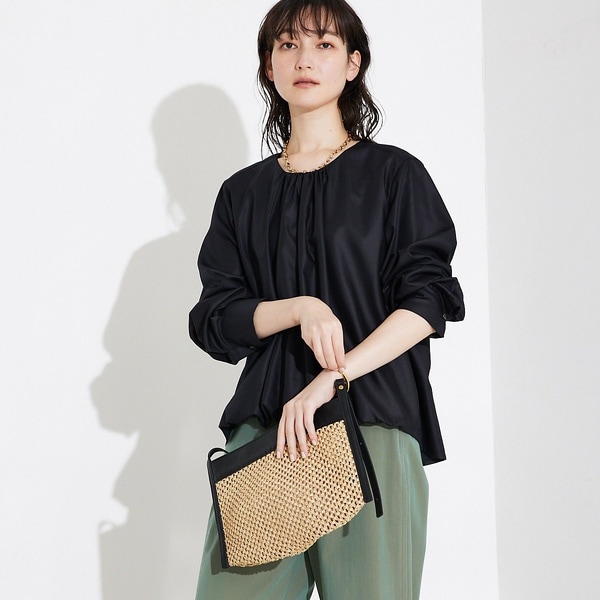 カリテ（qualite）/フロントバルーンブラウス