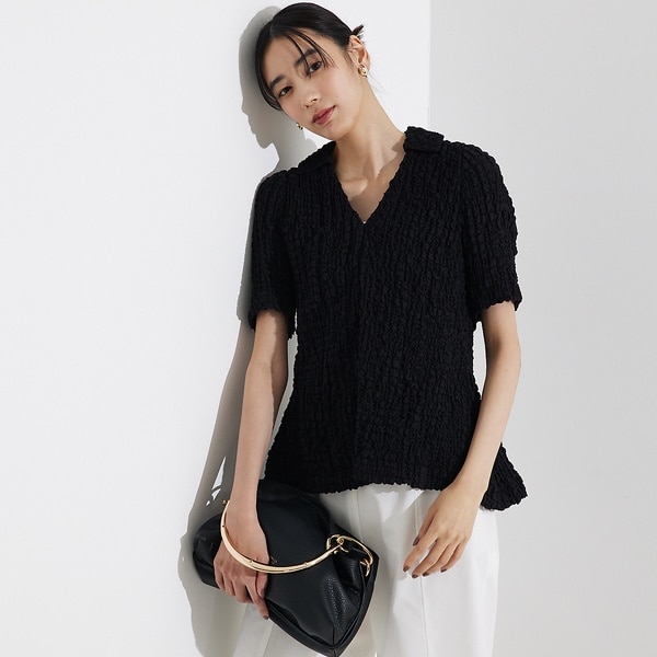 カリテ（qualite）/ペプラムシャツ