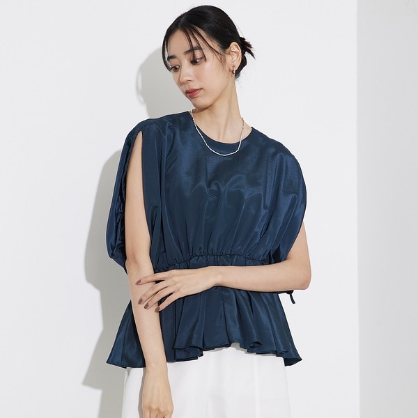 カリテ（qualite）/ボリュームギャザータックTOP