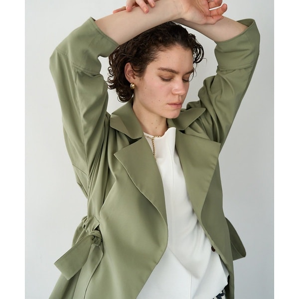 カリテ（qualite）/【撥水】ボックスタックダブルジャケット