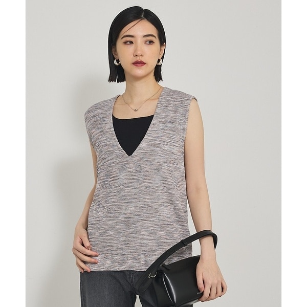 カリテ（qualite）/カスリヤーン畦深Vニット