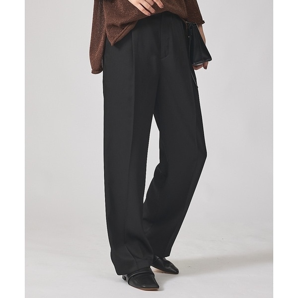 カリテ（qualite）/センタープレスカルゼイージーパンツ