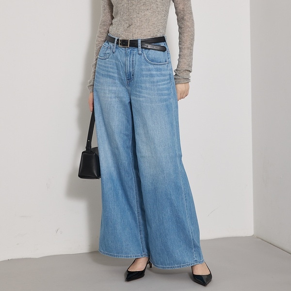 カリテ（qualite）/【HealthyDENIM】WildGingerEasy ワイドデニム