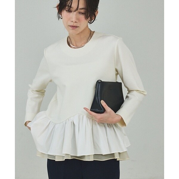 カリテ（qualite）/タフタコンビプルオーバー【予約】