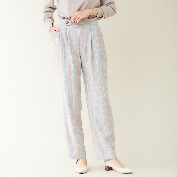 カリテ（qualite）/ループストライプパンツ