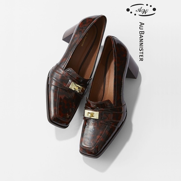 オゥ バニスター（Au BANNISTER）/【雨兼用】ヒールアップローファー