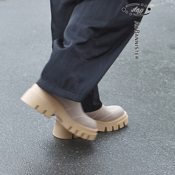 オゥ バニスター（Au BANNISTER）/【雨兼用】サイドゴアボリュームソールレインブーツ