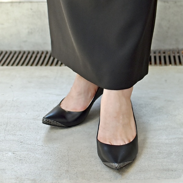 オゥ バニスター（Au BANNISTER）/【伝説のベストセラーパンプス】ポインテッドラインパンプス