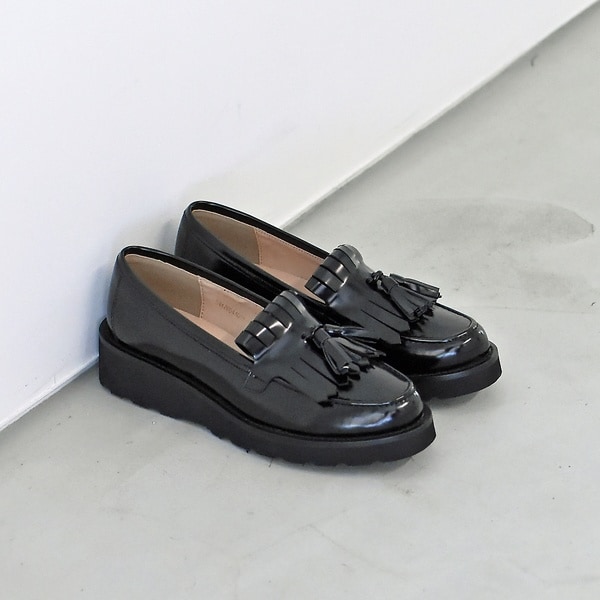 オゥ バニスター（Au BANNISTER）/【LAROUTE】ボリュームソールローファー