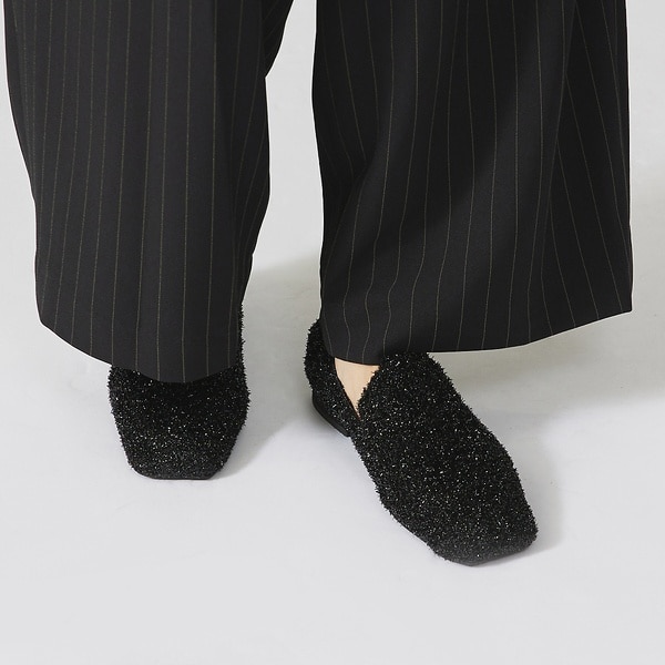 オゥ バニスター（Au BANNISTER）/シャイニーラメシャーリングシューズ