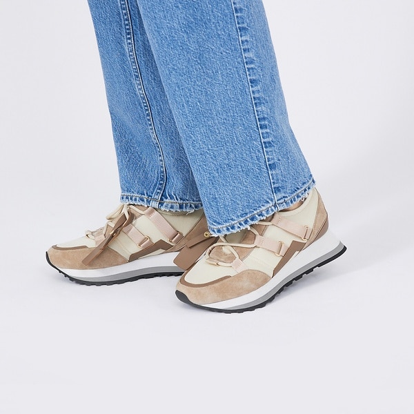 オゥ バニスター（Au BANNISTER）/ダブルカラーソールスニーカー