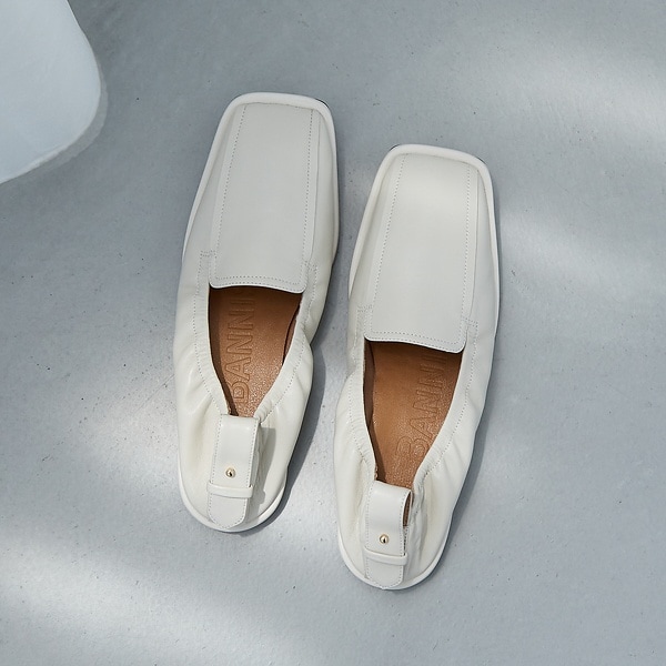 オゥ バニスター（Au BANNISTER）/シャーリングソフトレザーシューズ