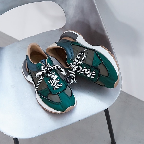 オゥ バニスター（Au BANNISTER）/【軽量】レイヤーソールスニーカー