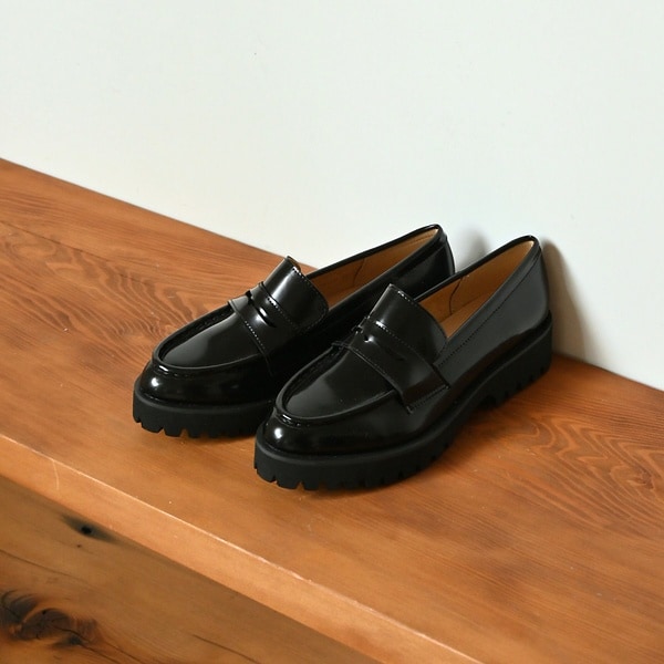 オゥ バニスター（Au BANNISTER）/【販売店舗限定】軽量　厚底ローファー