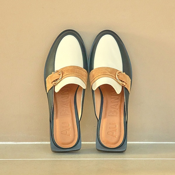 オゥ バニスター（Au BANNISTER）/ローファーモチーフミュール