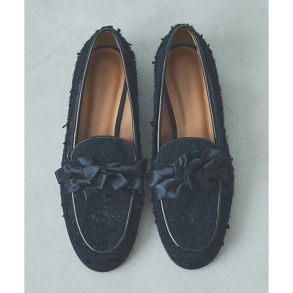 オゥ バニスター（Au BANNISTER）/ラグジュアリーツィードローファー