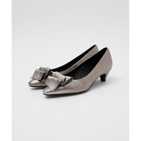 オゥ バニスター（Au BANNISTER）/ドレープパンプス