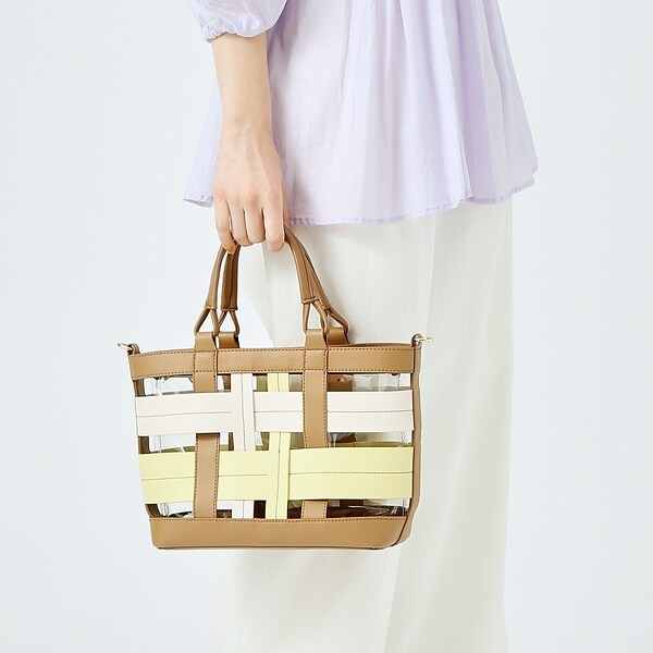 ロウェル シングス（LOWELL Things）/【STORY 23’6月号 P172掲載】Colatti/配色クリア2WAYトー