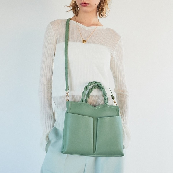 ロウェル シングス（LOWELL Things）/TWISTE/ダブルポケット2WAYトート M