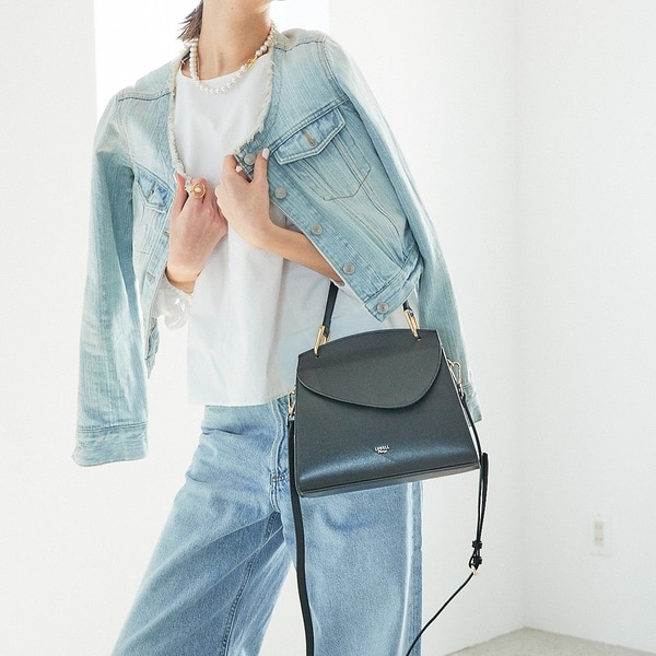 ロウェル シングス（LOWELL Things）/Arc/レザーワンハンドル2wayショルダーバッグ