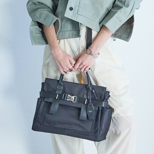 ロウェル シングス（LOWELL Things）/【CLASSY掲載】ABILITY/ナイロンBELTEDトート