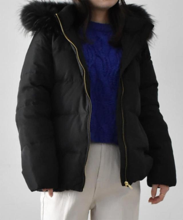 ラナン（Ranan）/リアルファー付ダウンショートコート