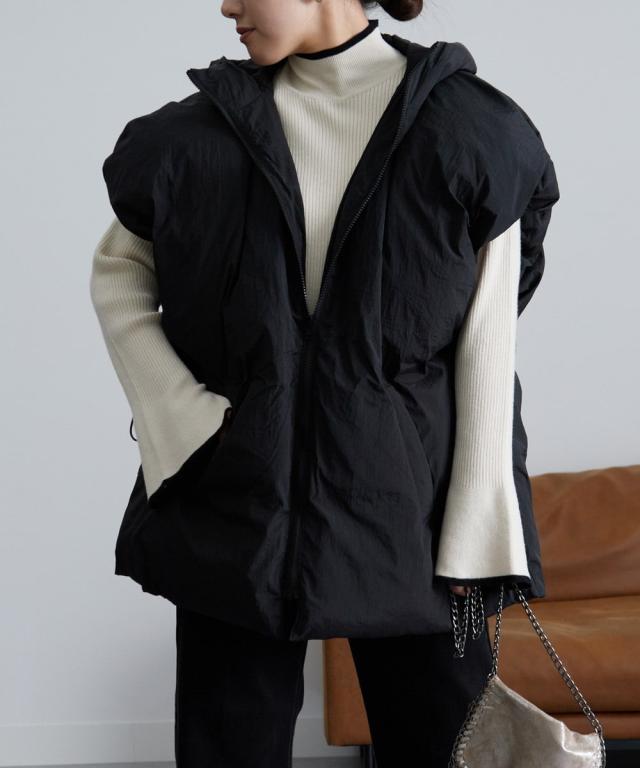 ラナン（Ranan）/はっ水！ポンチョデザイン中わたベスト