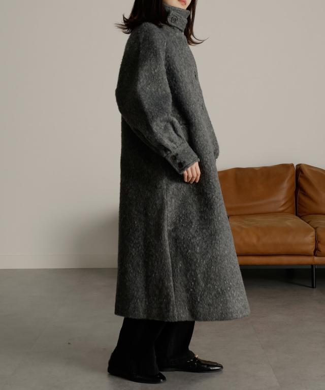 ラナン（Ranan）/シャギーステンカラーロングコート