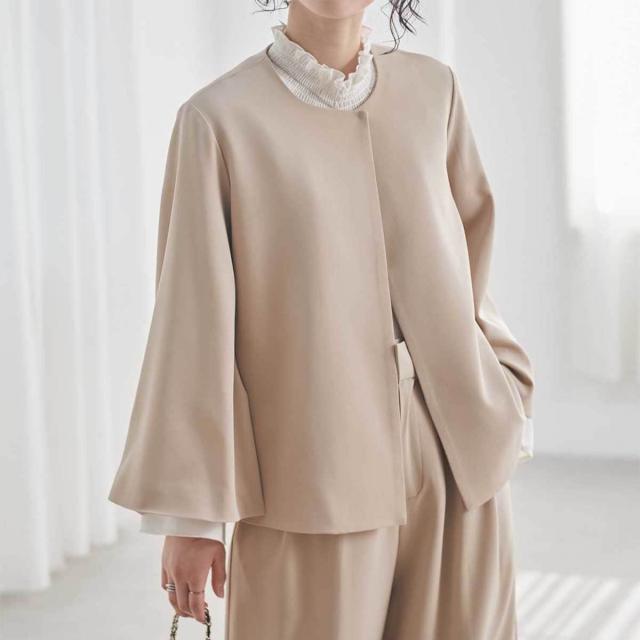 ラナン（Ranan）/【２点セット】防しわ洗えるケープジャケセ