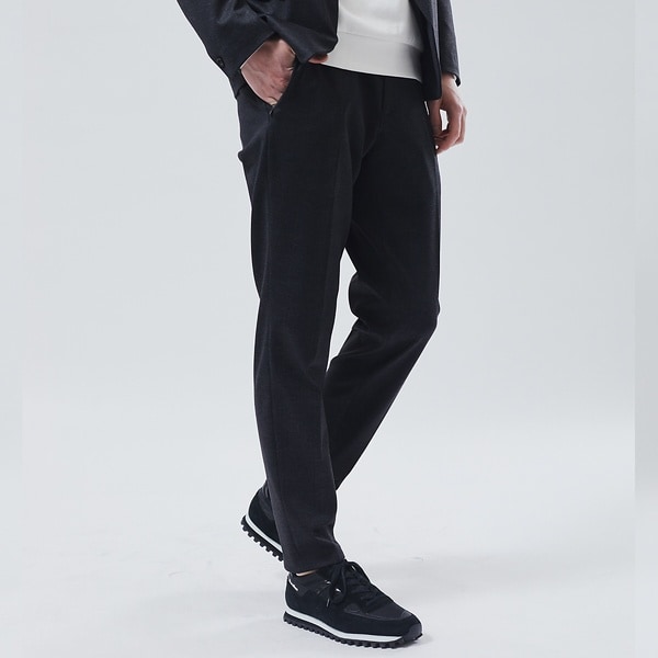 5351プール・オム（5351POUR LES HOMMES）/【セットアップ対応】CARREMAN ジャージー チェック スリム テーパード