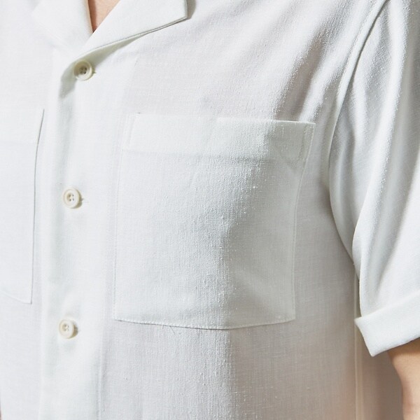 5351プール・オム（5351POUR LES HOMMES）/フリンジ ドッキング 半袖シャツ