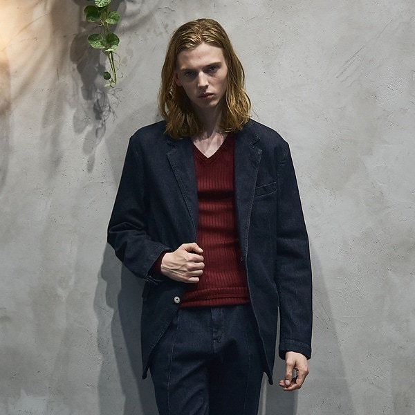 5351プール・オム（5351POUR LES HOMMES）/【セットアップ対応】ストレッチ デニム 2Bジャケット