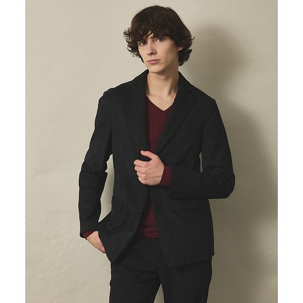 5351プール・オム（5351POUR LES HOMMES）/【セットアップ対応】ダイヤチェックエンボス コーデュロイ ジャケット