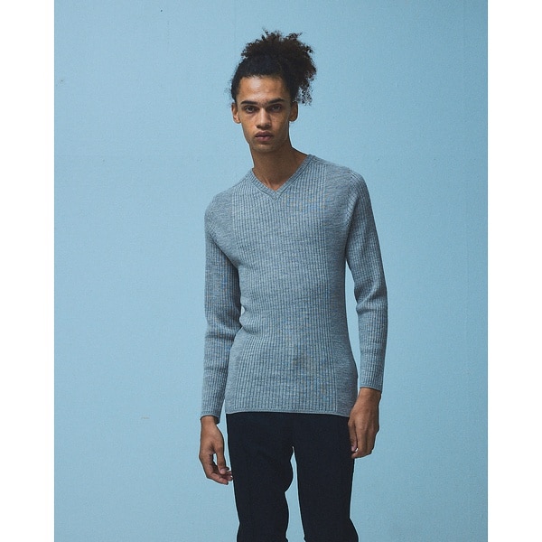 5351プール・オム（5351POUR LES HOMMES）/【定番人気】ホールガーメント Vネックニット